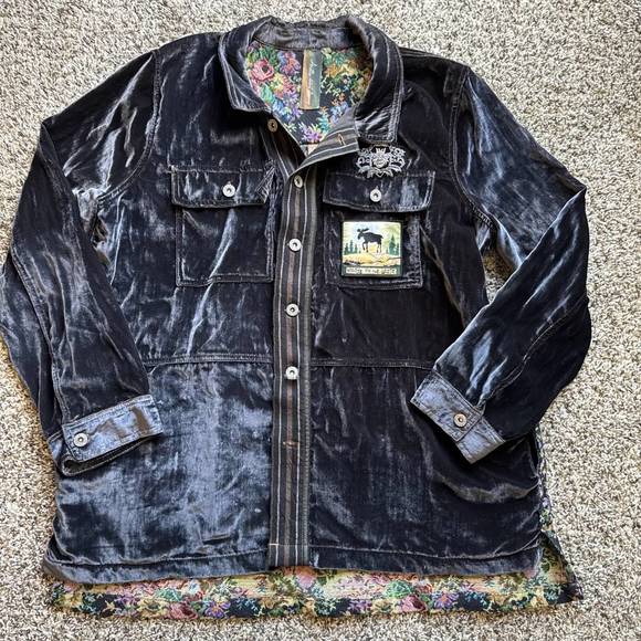 Aratta | Jackets & Coats | New Aratta Womens Crazy Heart Velvet Jacket ...